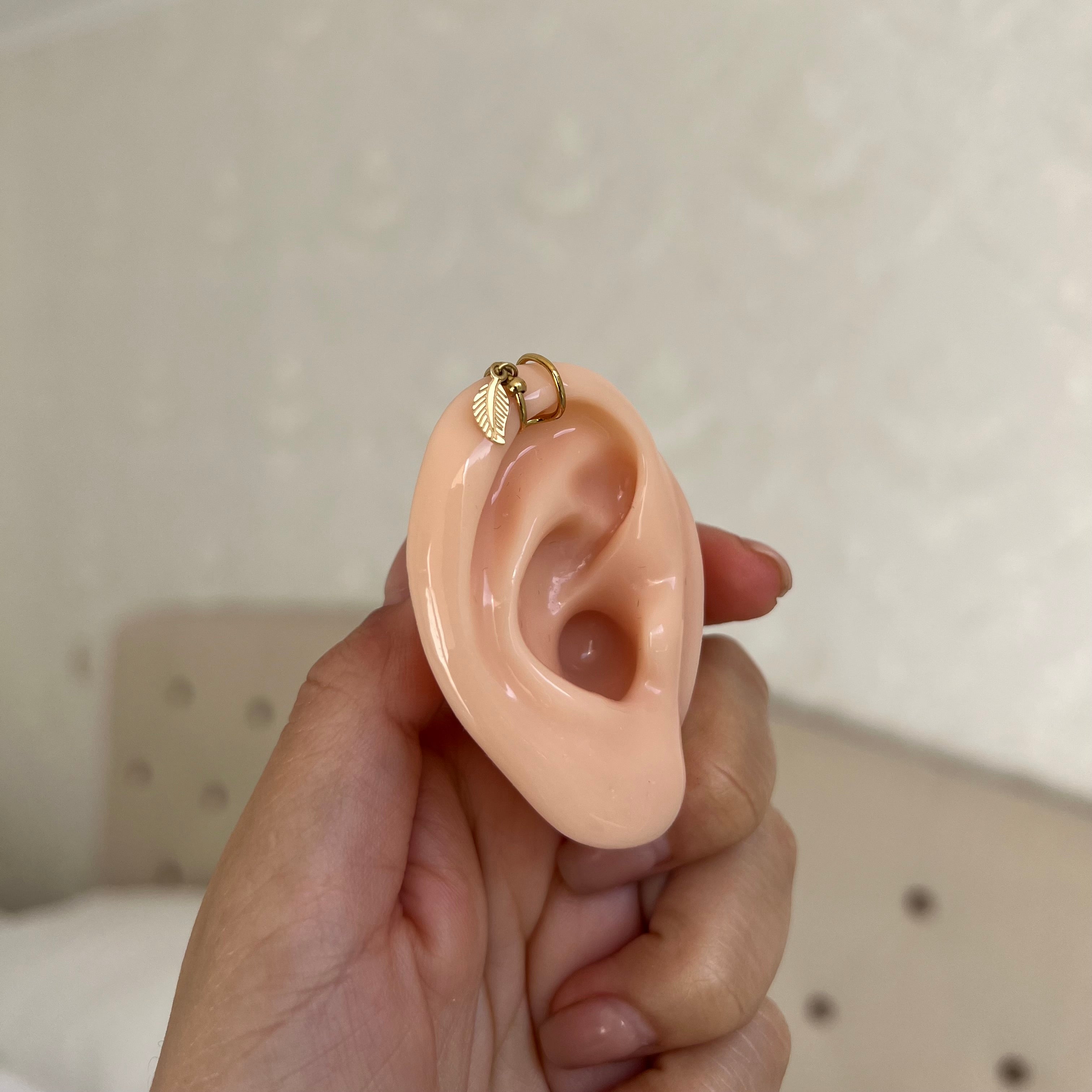 Ear Cuff Mini Pluma – Brillantia